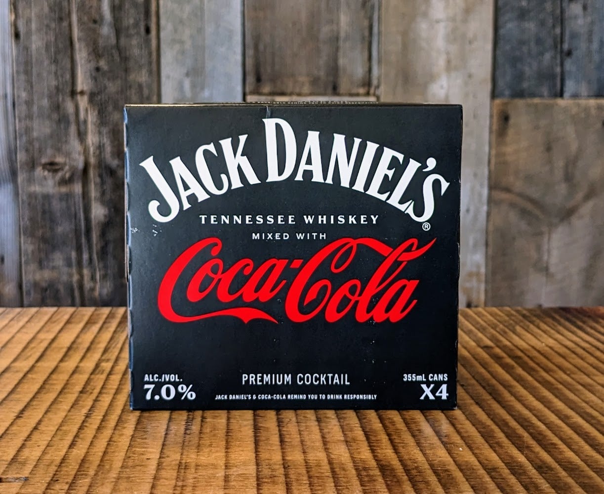 Jack Daniels - Jack And Coke (4-Pack 12 oz Cans) | Little Town Brews