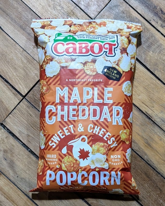 Cabot - Sweet & Cheesy Maple Cheddar Popcorn (6 oz Bag) | Little Town Brews