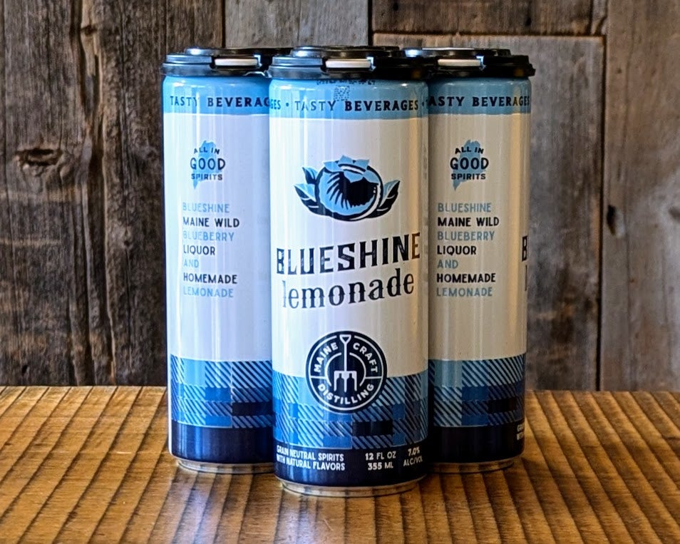 Maine Craft - Blueshine Lemonade (12 oz Can) | Little Town Brews