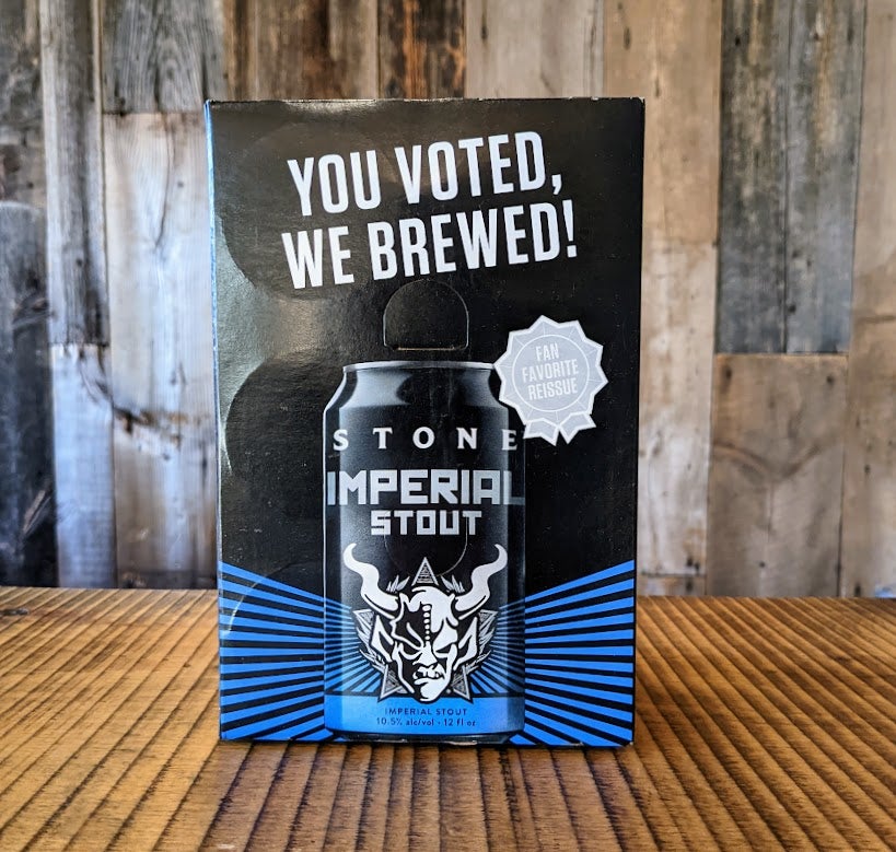 Stone - Imperial Stout 2024 (6-Pack 12 oz Cans) | Little Town Brews