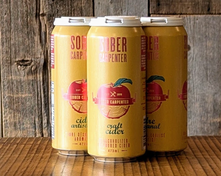 Sober Carpenter - Craft Cider Cidre Artisanal (16 oz Can) | Little Town ...
