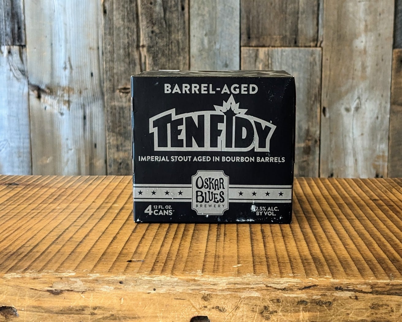 Oskar Blues - Barrel Aged Ten Fidy (4-Pack 12 oz Cans) | Little Town Brews