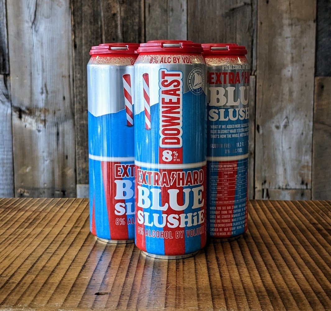 Downeast - Extra Hard Blue Slushie (19.2 oz Can) | Little Town Brews